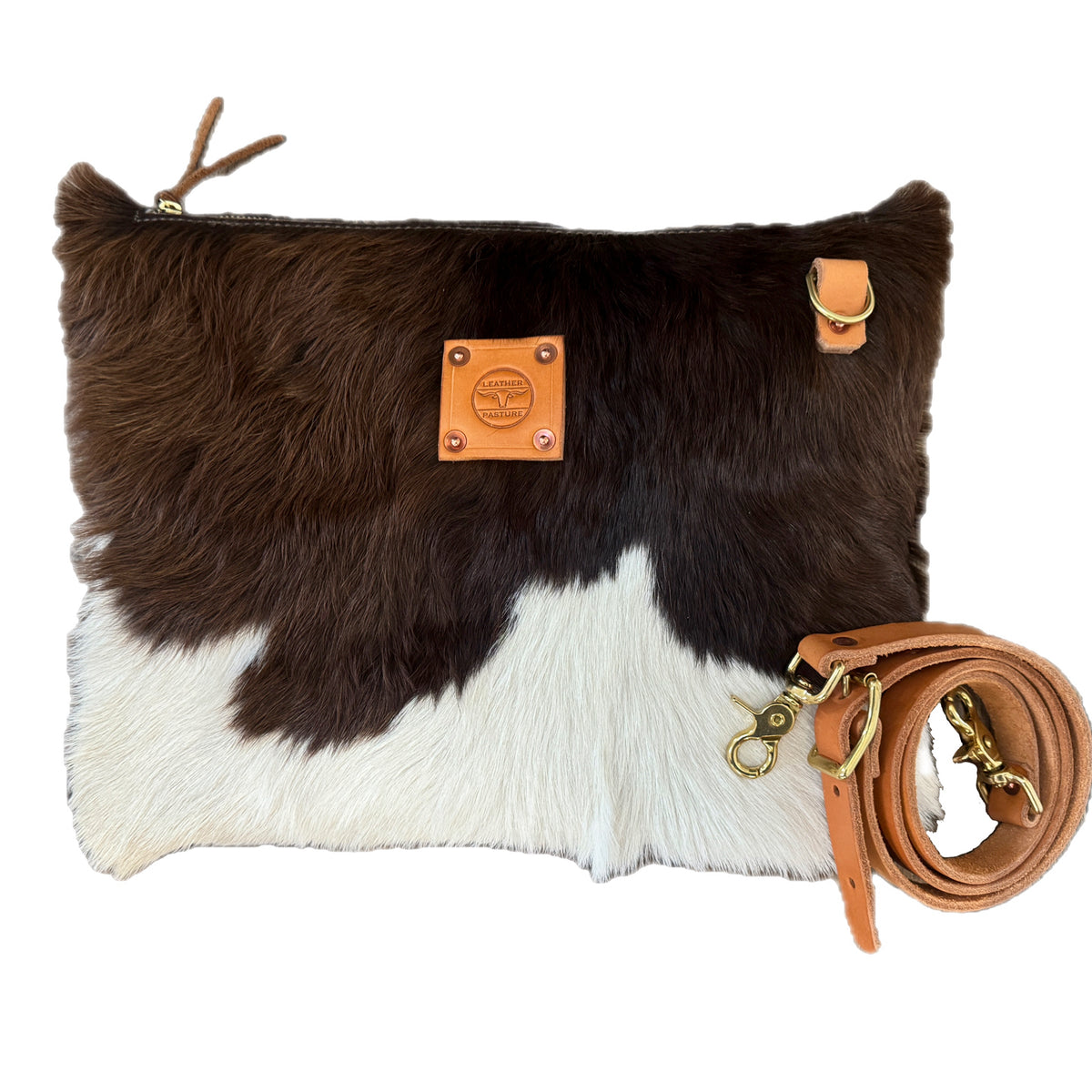 Hair-On-Hide Crossbody Bag – Leather Pasture