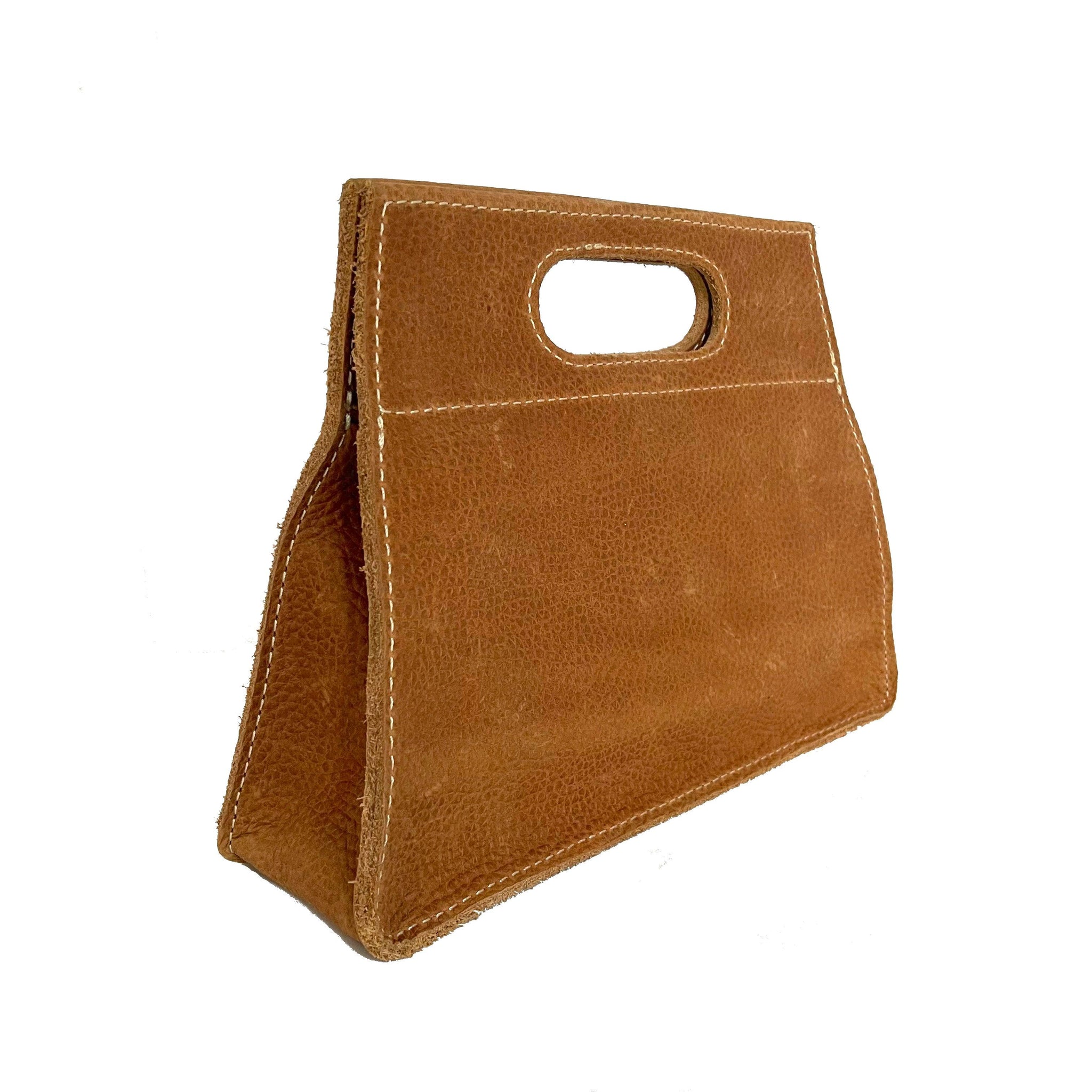 Blue Ridge Leather Bag in Almond – Leather Pasture