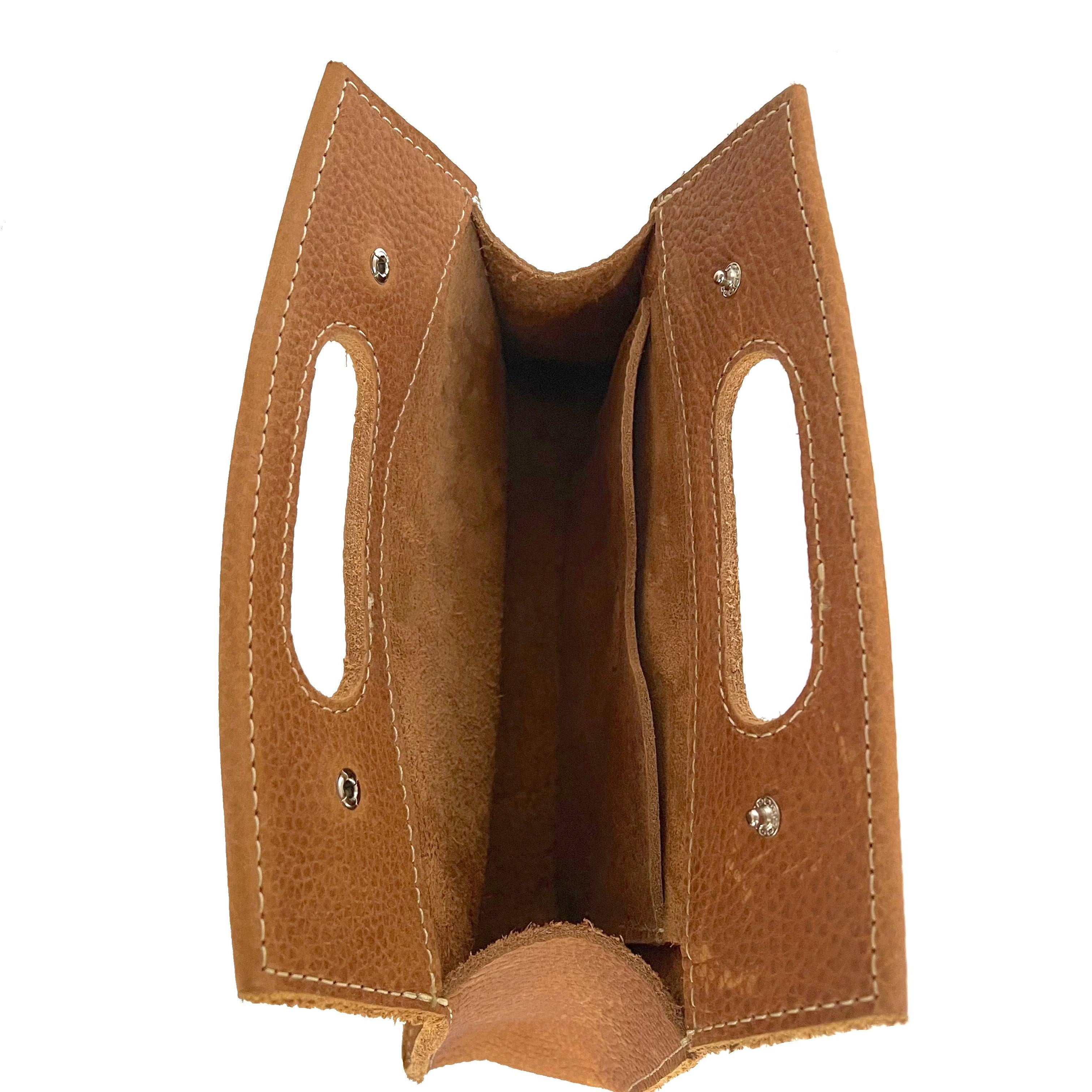 Blue Ridge Leather Bag in Almond – Leather Pasture