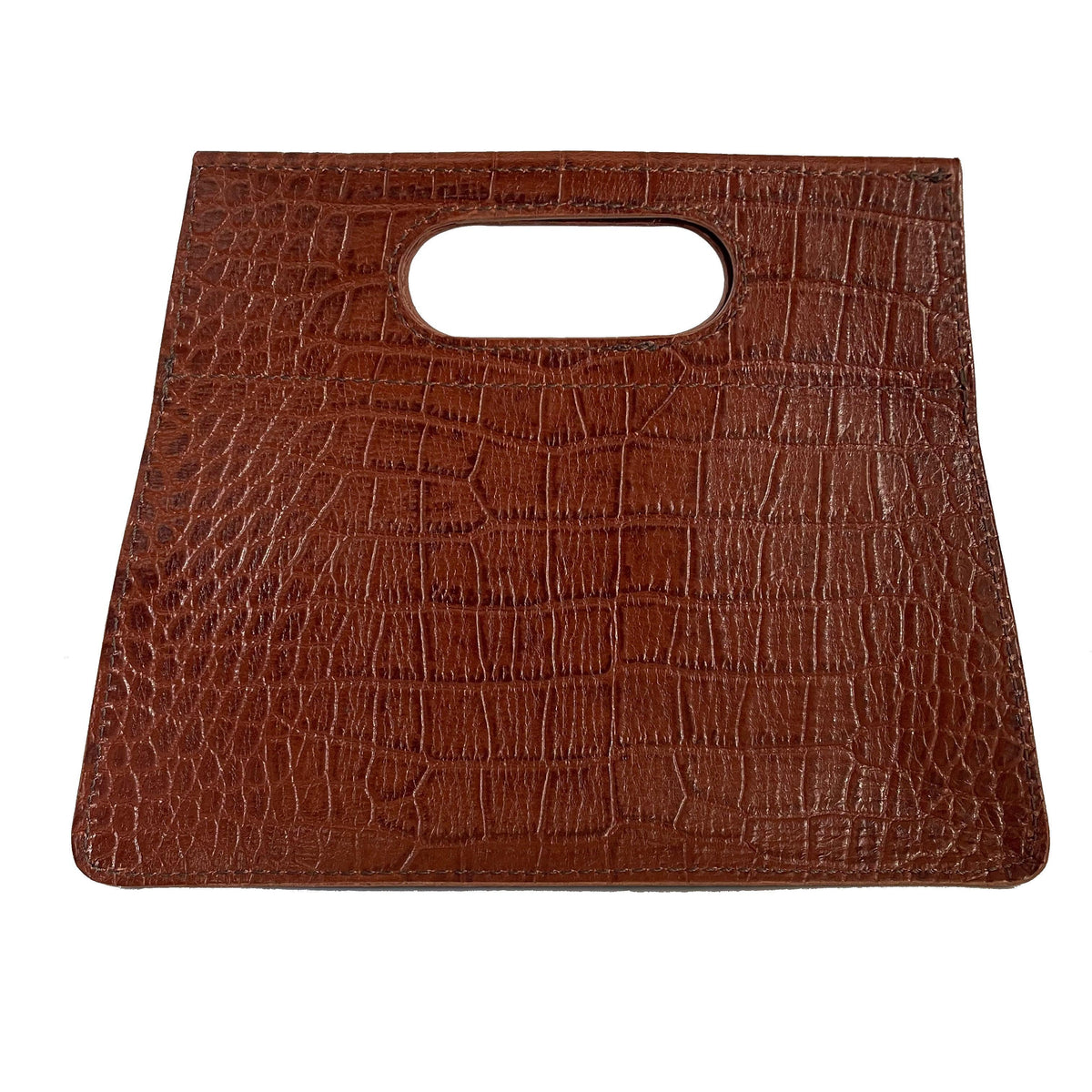Blue Ridge Croc Embossed Leather Bag – Leather Pasture