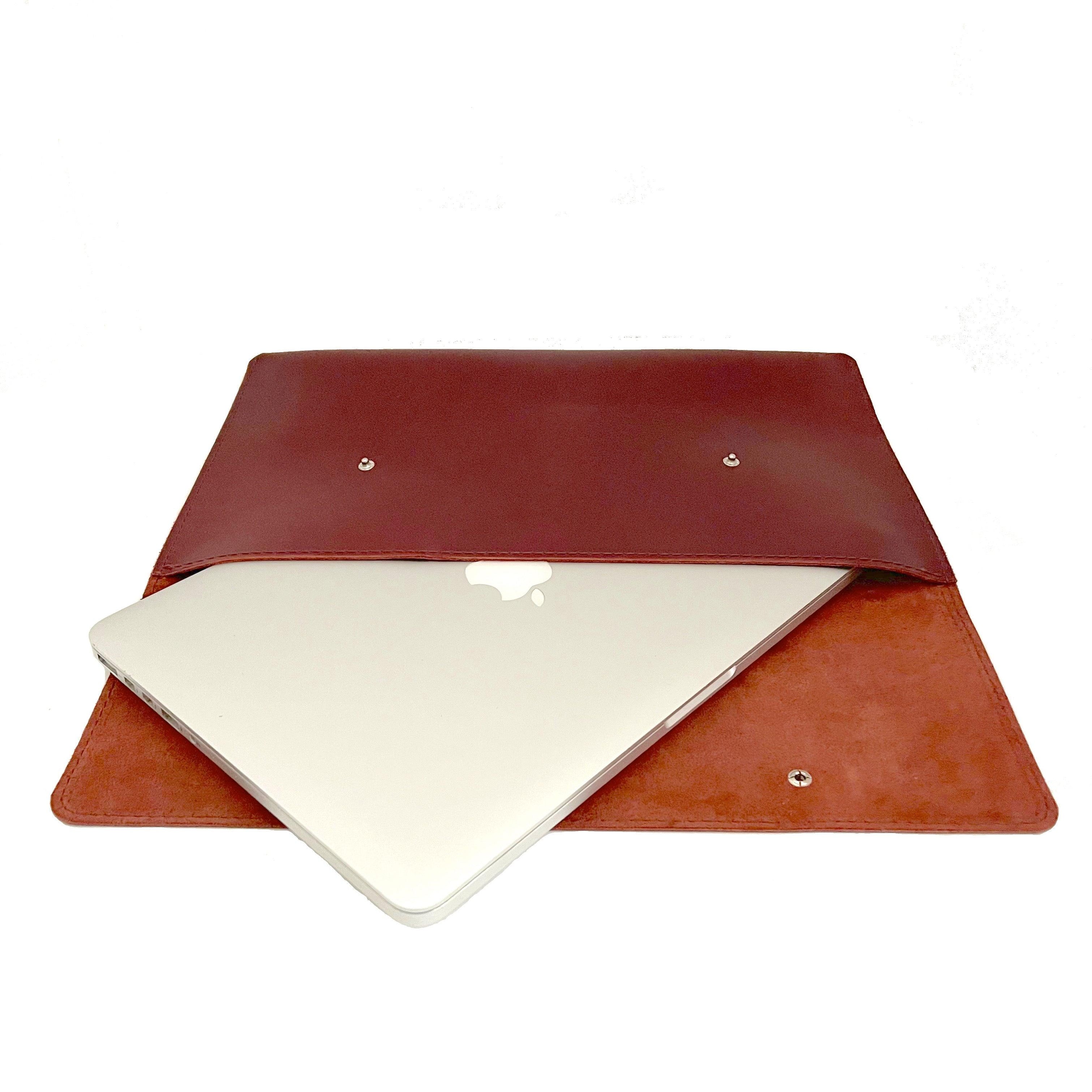 Macbook Leather Laptop Case in Wine – Leather Pasture