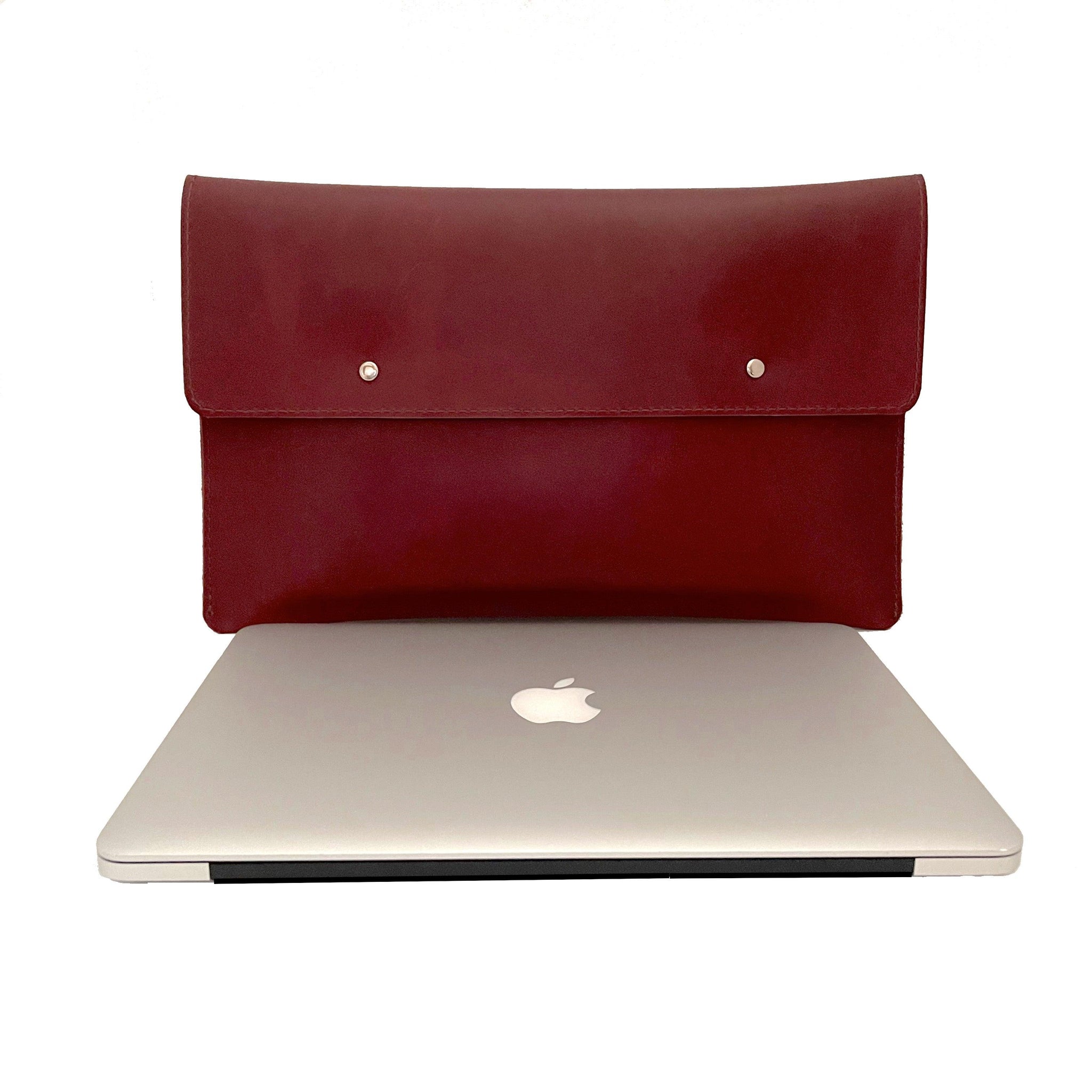 Macbook Leather Laptop Case in Wine – Leather Pasture
